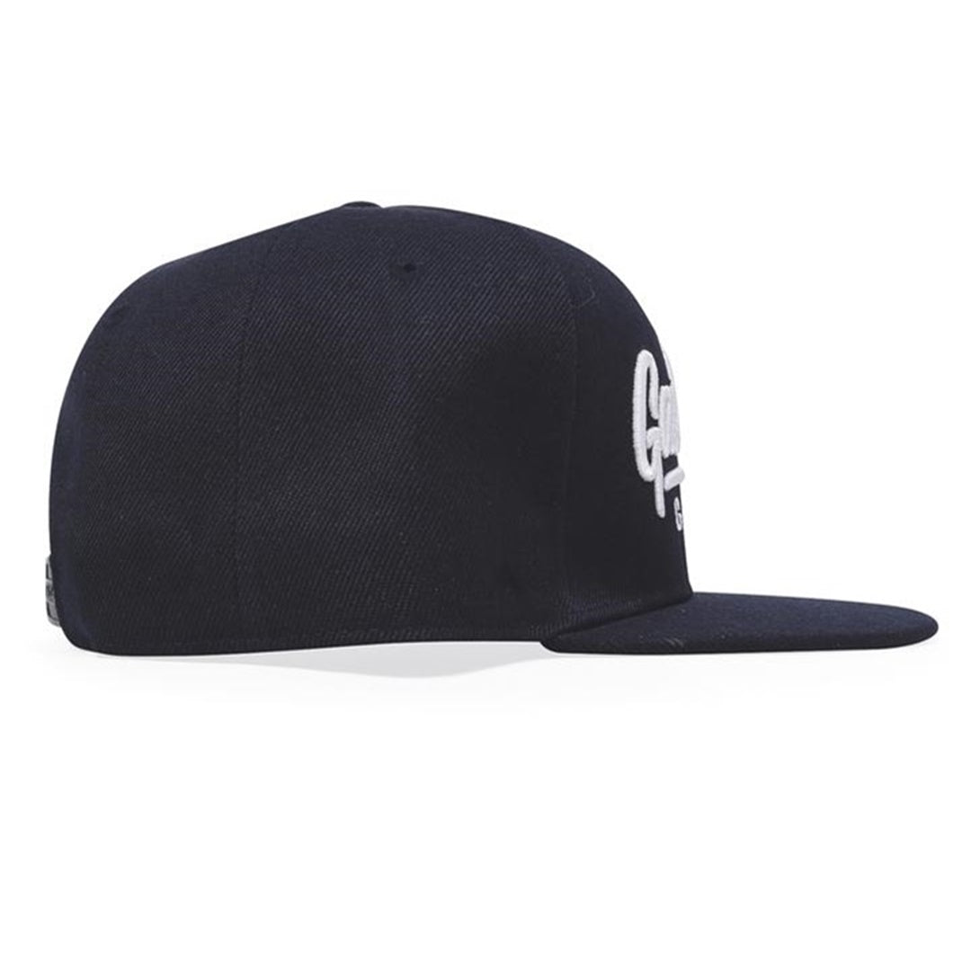 Gas Monkey Garage 3D Script Logo Snapback Cap Hat - Navy - Official Ga ...