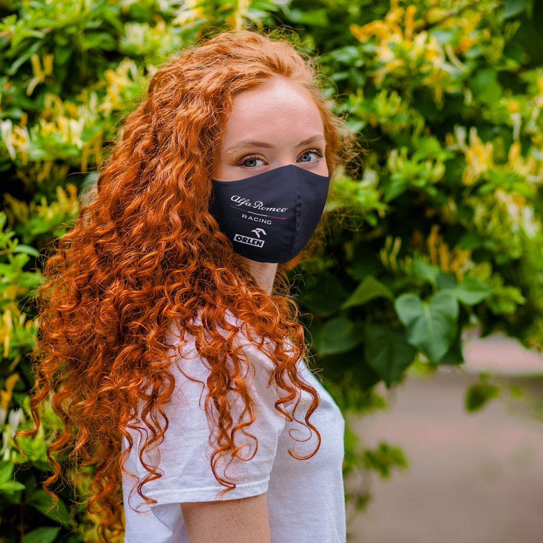 Alfa Romeo Orlen Racing F1 Team Face Mask - Official Licensed Team Wea ...