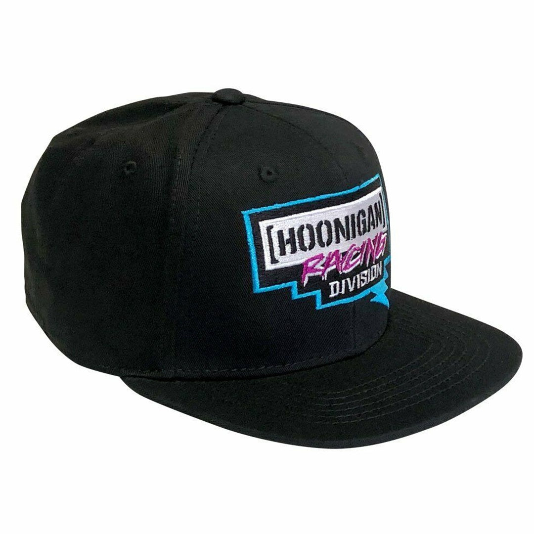 Hoonigan Racing Division KB19 HRD Snapback Flat Brim Cap - Black – Get FNKD